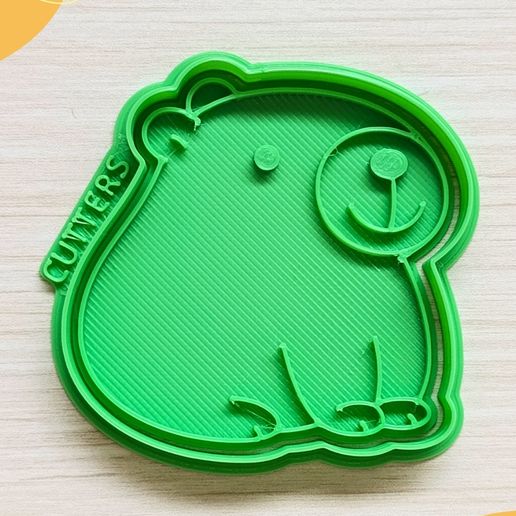 🐹🌿 Capybara Cookie Cutter - Smiling Chill Friend - Smiling Capybara ...