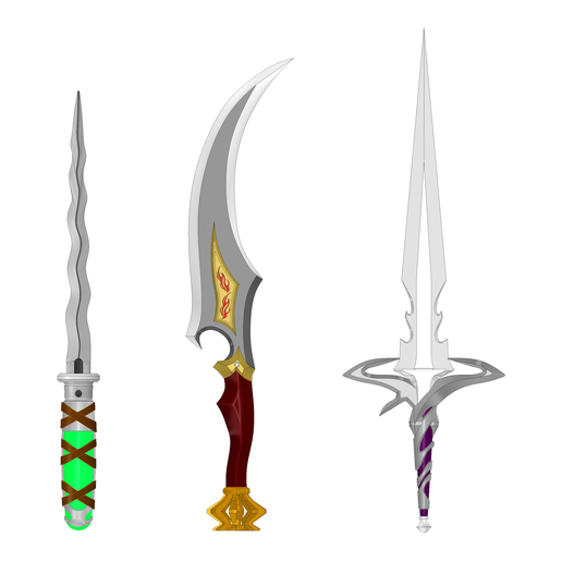 🗡️ Vax'ildan Dagger Collection | Critical Role Prop | By CC3D・ 3D File ...