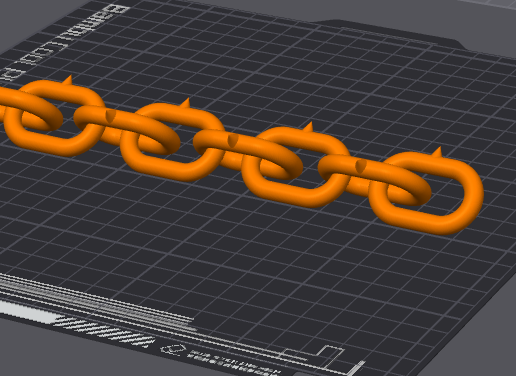 STL file Chain with spikes 🖨️ ・Template to download and 3D print・Cults
