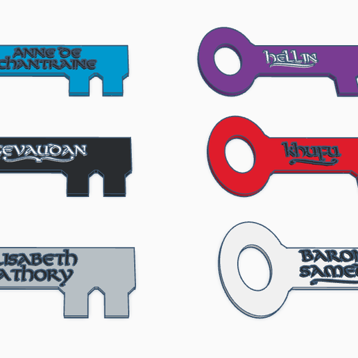 STL file Atmosfear/Nightmare Board Game keys ♟ ・3D printable model to ...