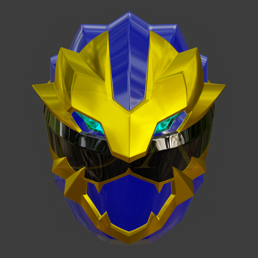 🪖 No.1 Sentai Gozyuger - Gozyuger Leon Blue・ STL File for 3D printing・Cults