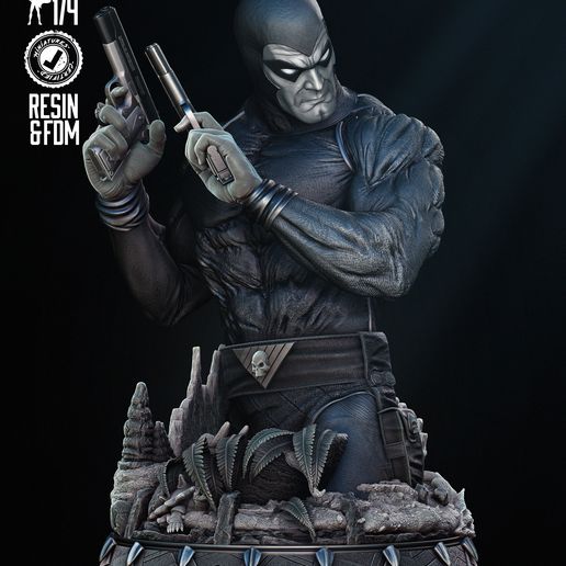 👤 B3DSERK PHANTOM BUST READY FOR PRINTING・ 3D File for 3D printing・Cults