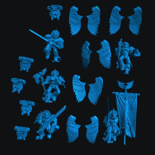 3D file Oop Marine from the space old blood sanguinary guard 🛰 ・3D ...