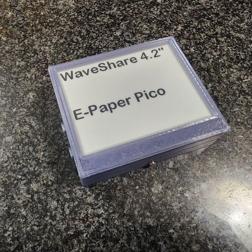 📱 Waveshare 4.2 Inch E-Paper Pico Screen Enclosure・Free 3MF File for 3D ...