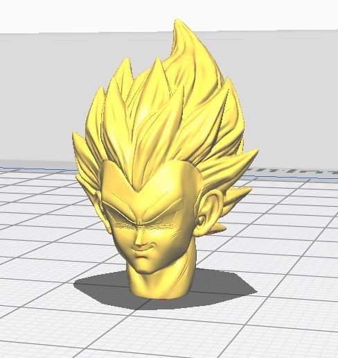 🥵 Vegeta Head 1/6 Custom - Hot Toys・ STL File for 3D printing・Cults