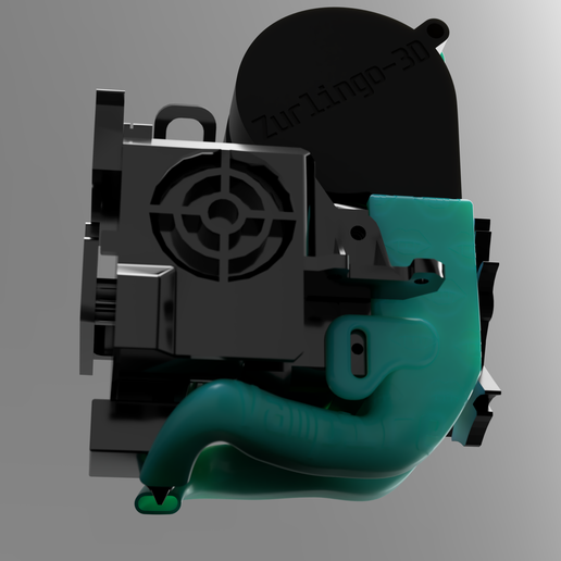 🧛 Vampire V1 - Dual 5015 Cooling Fan Duct For Sprite Extruders・ STL ...