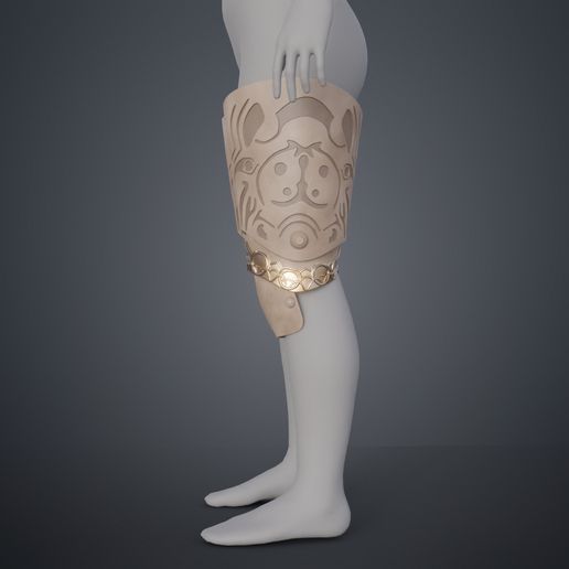 💍 Elden Ring – Malenia’s Thigh Armor・ 3D File for 3D printing・Cults