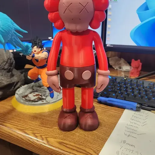 🗿 Kaws Companion Multipart 24 inch and 12 inch・ STL File for 3D ...