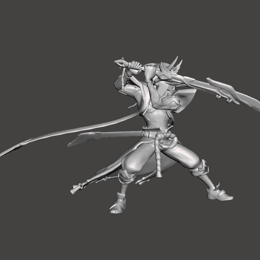 Archivo STL Modelo 3D de Inkshadow Master Yi 🦸 ・Diseño para descargar y ...