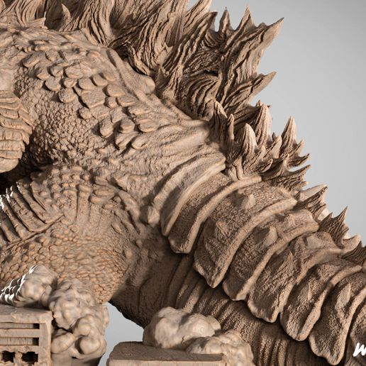 🎬 WICKED MOVIES GODZILLA SCULPTURE: TESTED AND READY FOR 3D PRINTING ...
