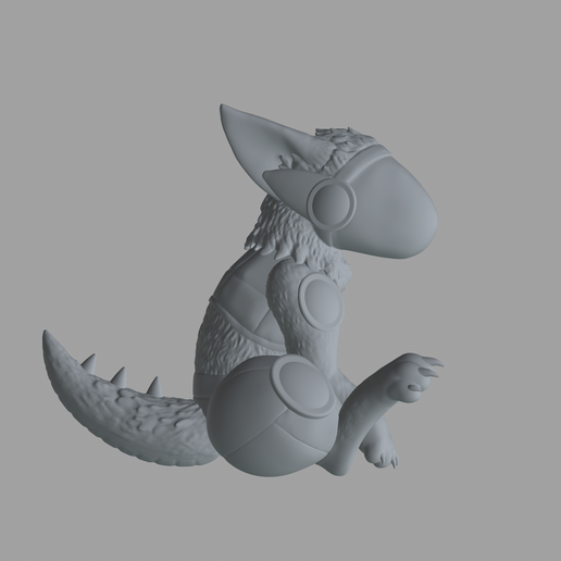 STL file Sitting Protogen 👾 ・3D print design to download・Cults