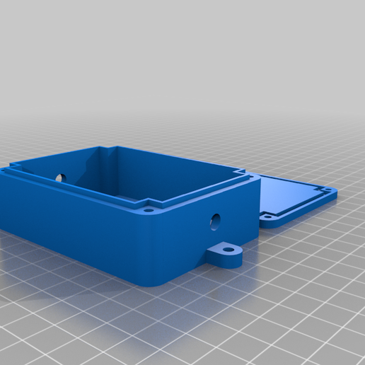 Free 3D file Customizable Electronics Box with Cable Holes 📦 ・Object to ...