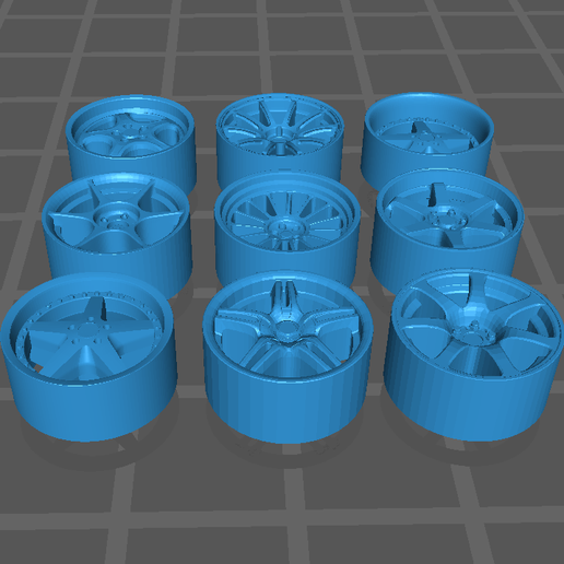 🚗 RIM PACK 3・ STL File for 3D printing・Cults