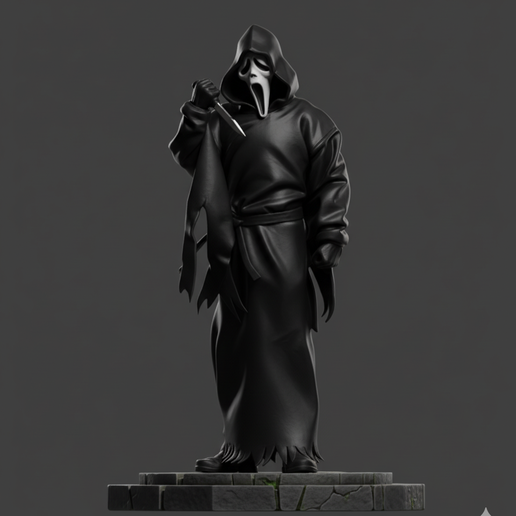 🗿 ghostface・ STL File for 3D printing・Cults