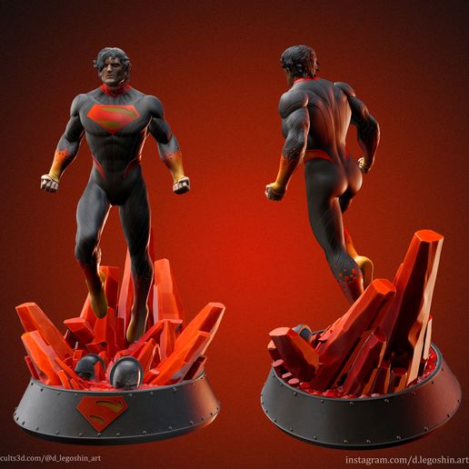 🦸‍♂️ Absolute Superman・Free 3D File for 3D printing・Cults