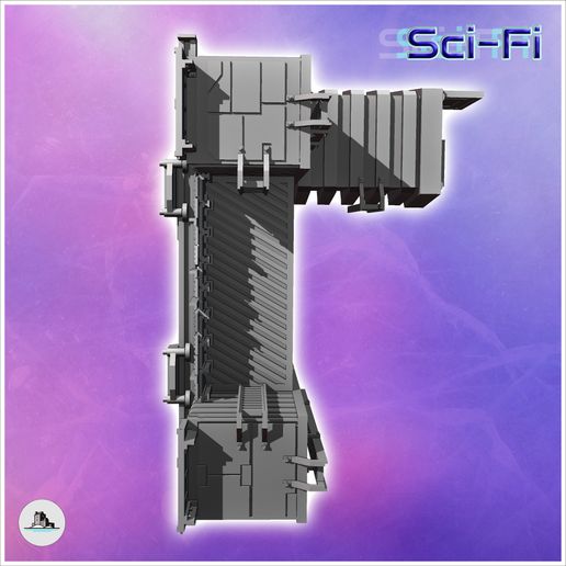 🚪 Post-apocalyptic entrance gate with observation posts and double ...