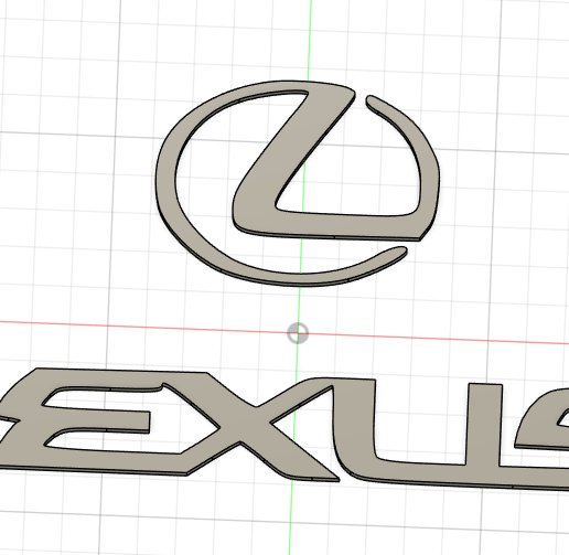 🎨 LEXUS LOGO・Free 3MF File for 3D printing・Cults