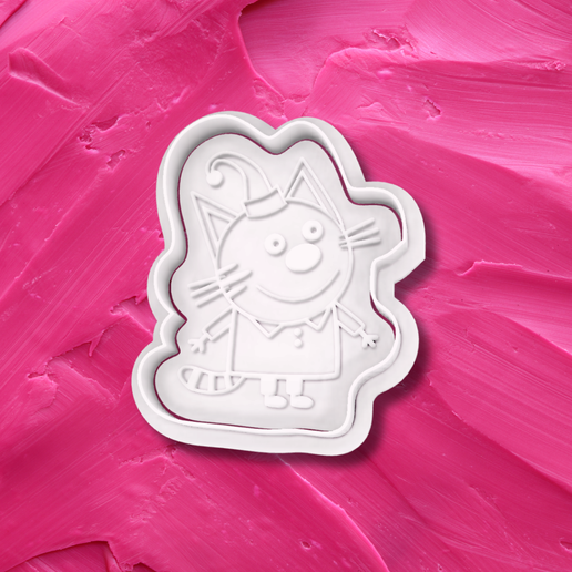 STL file Digital STL file download for Kid-E-Cat 2 Cookie cutter 📁 ・3D ...