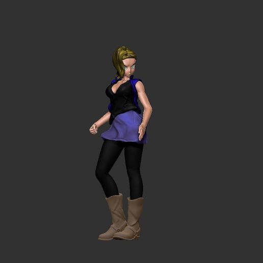 🐉 Dragon ball Z - Android 18・Free 3D File for ・Cults