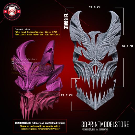 🎃 Alex Terrible Mask - Halloween Cosplay Slaughter To Prevail・ 3D File ...