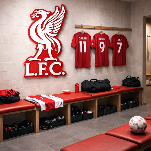 🎨 Liverpool Wall Art STL | 3D Printable L.F.C. Logo・ STL File for 3D ...