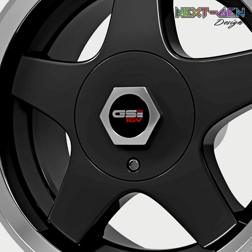 🧑‍🏭 Next-Gen Rim - Opel Kadett GSi 16v (STL FILES)・ STL File for 3D ...