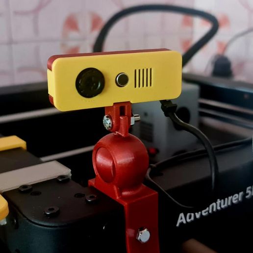 📷 Flashforge Adventurer 5M camera mount・Free STL File for 3D printing・Cults