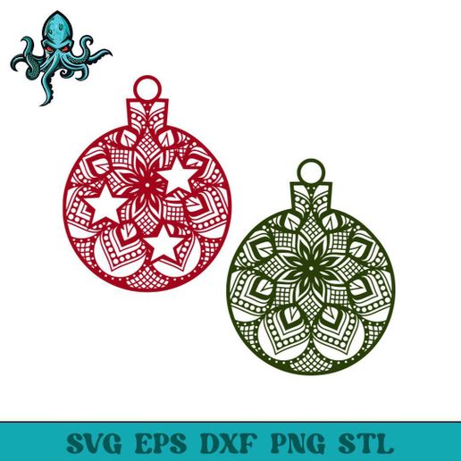 mandala baubles