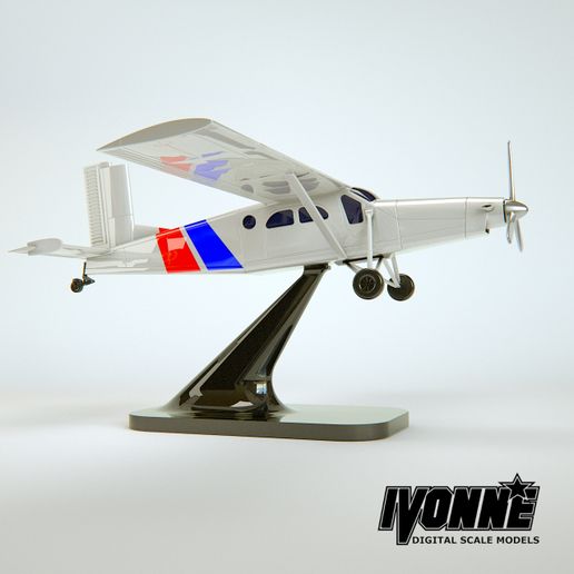 🛩️ Pilatus Porter PC-06・ STL File for ・Cults