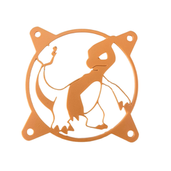 STL file FAN COVER POKEMON CHARMANDER CUBIERTA DE VENTILADOR FAN GRILL ...