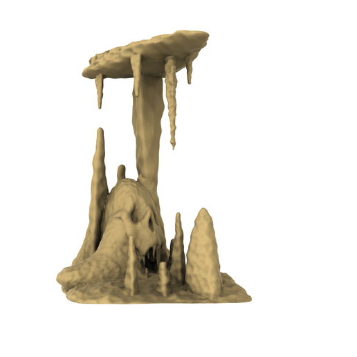🪨 stalactites and stalagmite cave scenery・ STL File for ・Cults