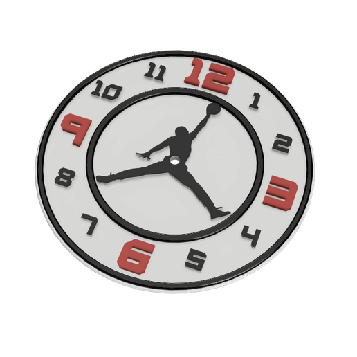 3D file Reloj AIR Jordan 🇯🇴 ・3D printing design to download・Cults