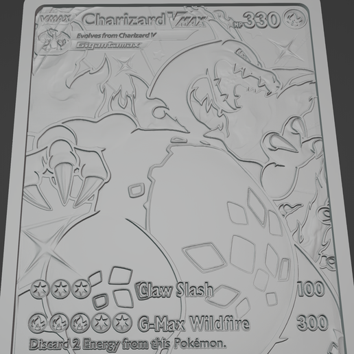 charizard card coloring page printable