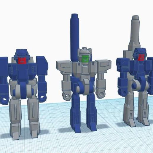 arquivo STL Decepticon Targetmaster Set Transformers 🤖 ・modelo para ...
