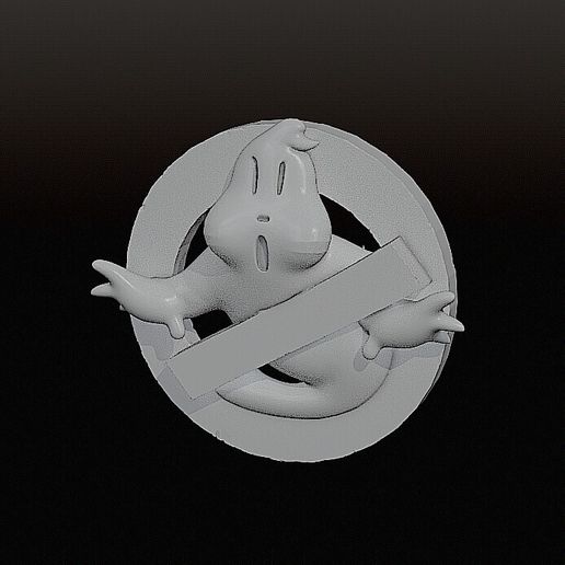 📁 Ghostbusters Logo 3D – Ecto-1 Auto Version | Lychee Pre-Supported STL ...
