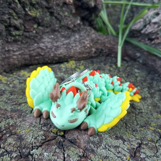 🐉 Dragon Quetzal articulado・Archivo STL para Impresión 3D・Cults