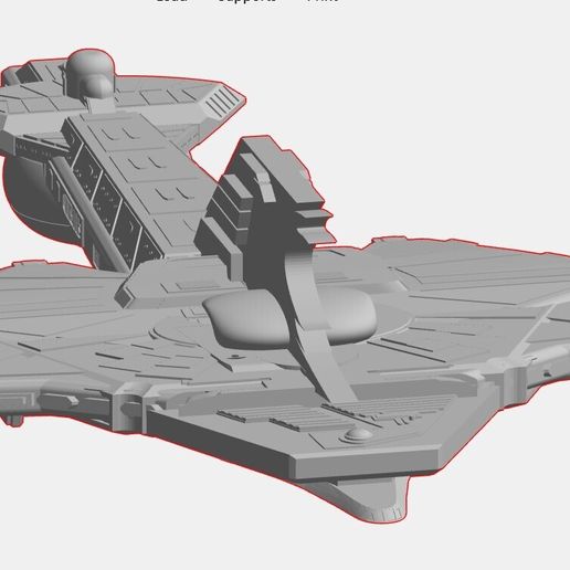 ⭐ Klingon Assault Cruiser - Star trek・ STL File for 3D printing・Cults