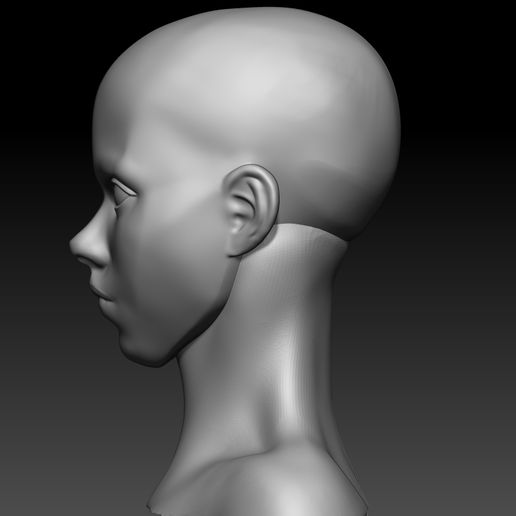 🤖 M3GAN (head only)・ OBJ File for 3D printing・Cults