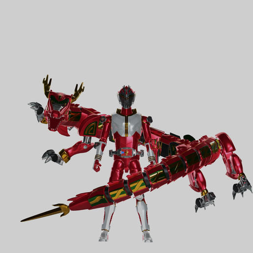👹 Acticulated Figure Kamen Rider Ryudai and Ryuseioh・ STL File for ・Cults