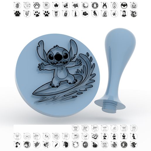 🧛 stamps with attachments・ STL File for 3D printing・Cults