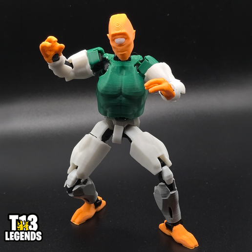 👽 Allen The Alien Invincible Inspired T13 Legends Dummy 13 Articulated ...
