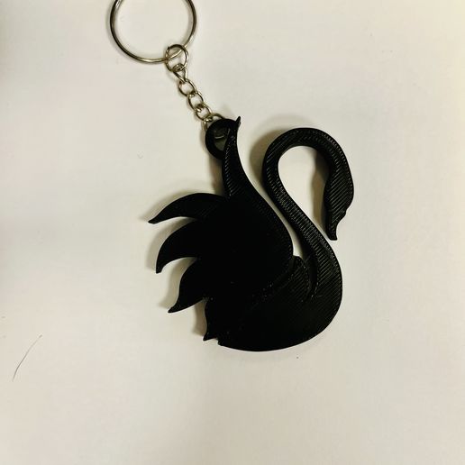 🦢 swan keychain・ 3MF File for 3D printing・Cults