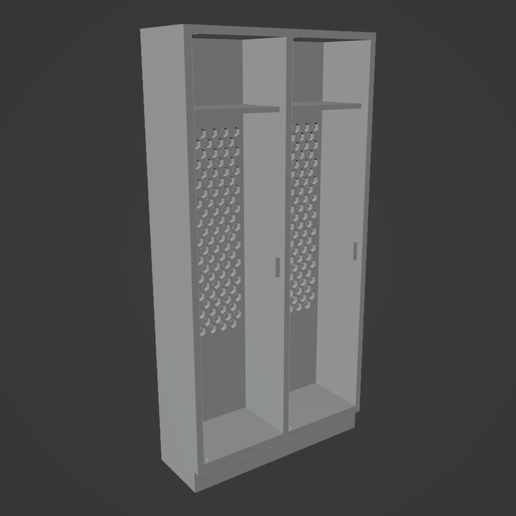🪖 Armory - Troop Lockers・ STL File for 3D printing・Cults