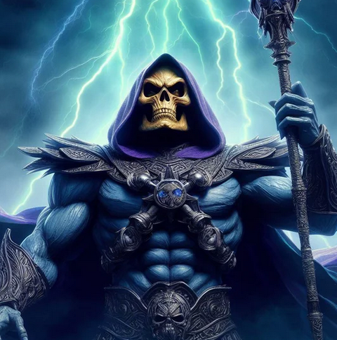 STL file mechant skeletor 😈 (3MF)・Design to download and 3D print・Cults