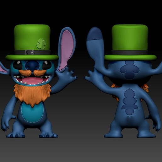 STL file Saint Patrick Stitch 🐉 ・3D print design to download・Cults
