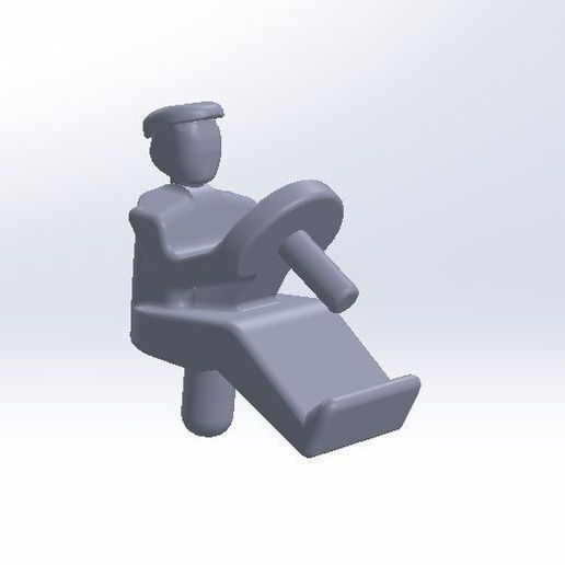 🚗 Lesney Matchbox 19b MGA Sports Car Driver・ STL File for 3D printing・Cults