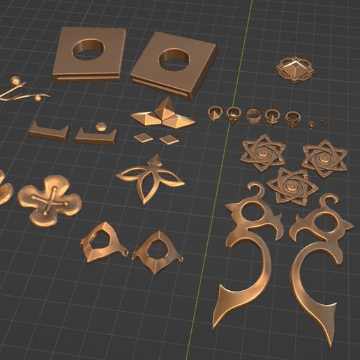 3D file Hu Tao prop for cosplay 🎭 ・3D printer design to download・Cults
