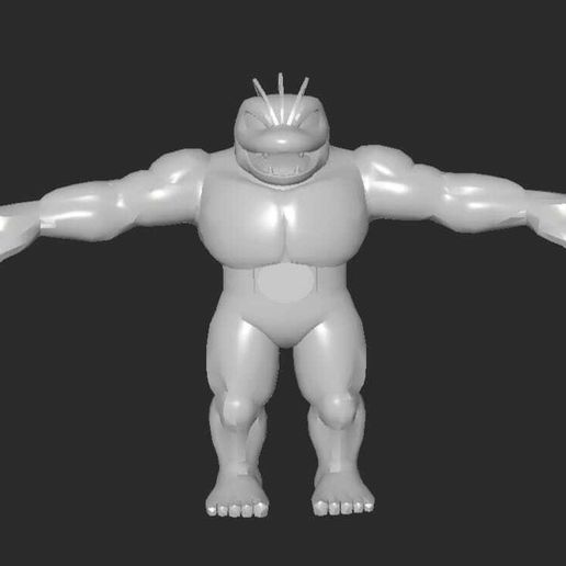 Free STL file MakeIT Pokemon Machoke・3D printer design to download・Cults