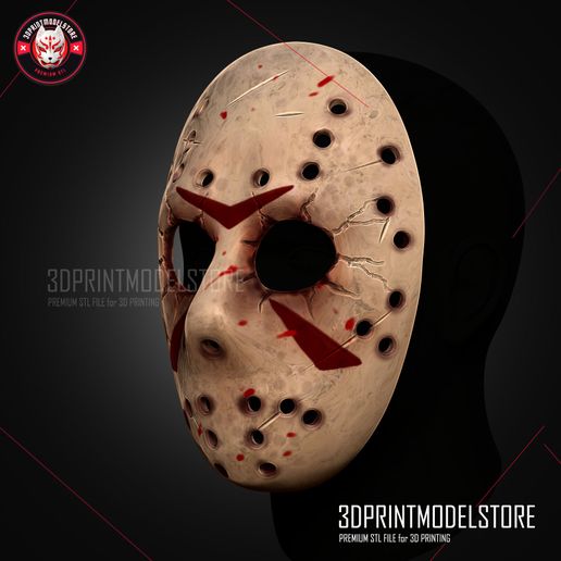 💬 Jason Mask Friday The 13th 3D Print Model - Anime, Manga, Cosplay ...