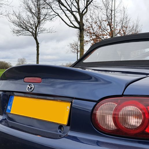 🚗 V2 Ducktail lip spoiler Mazda MX-5 MIATA NB/NBFL・ STL File for 3D ...
